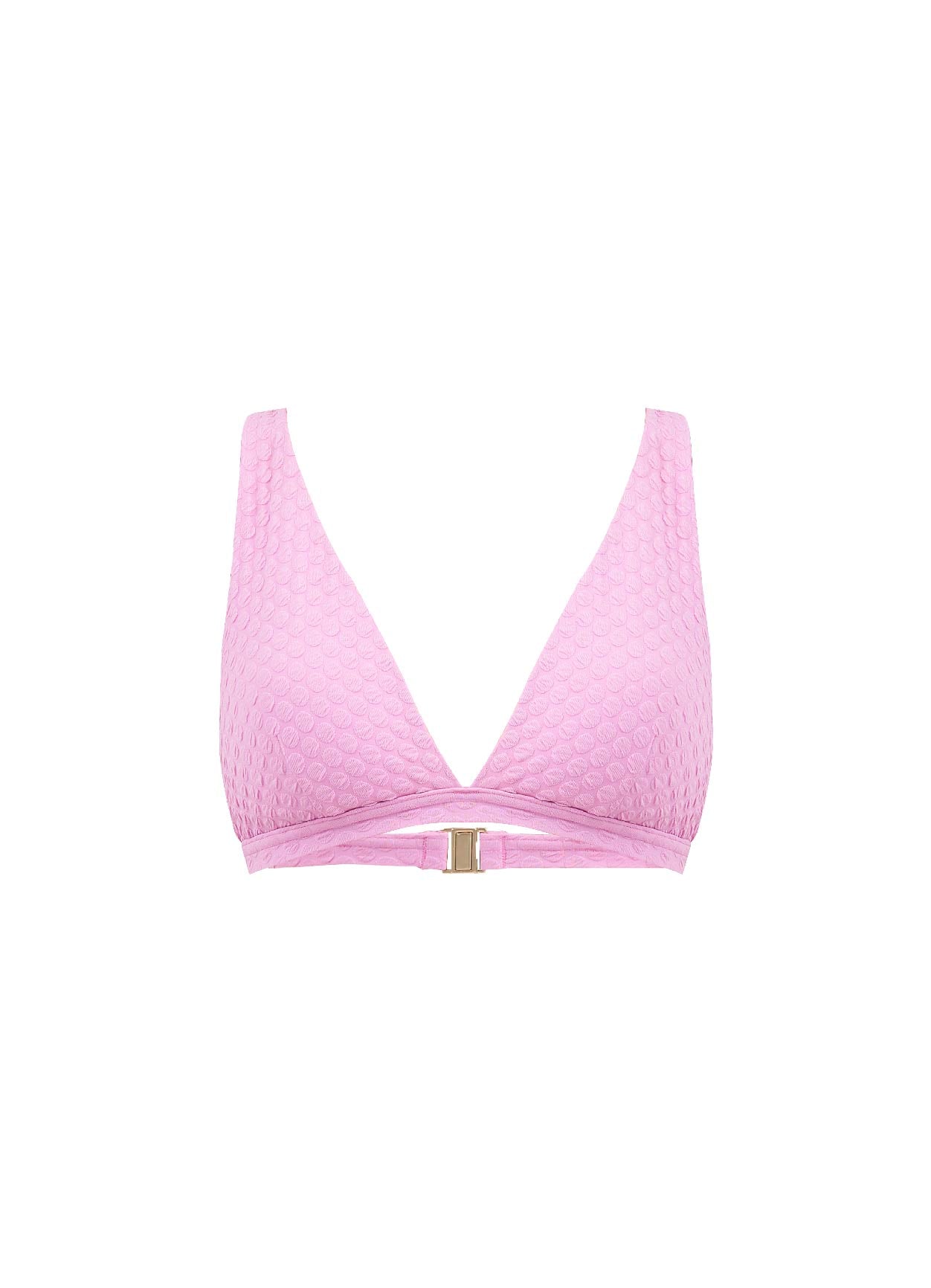 CLARA Top 優雅V領比基尼上衣．人魚提花™ – FAVALAVA